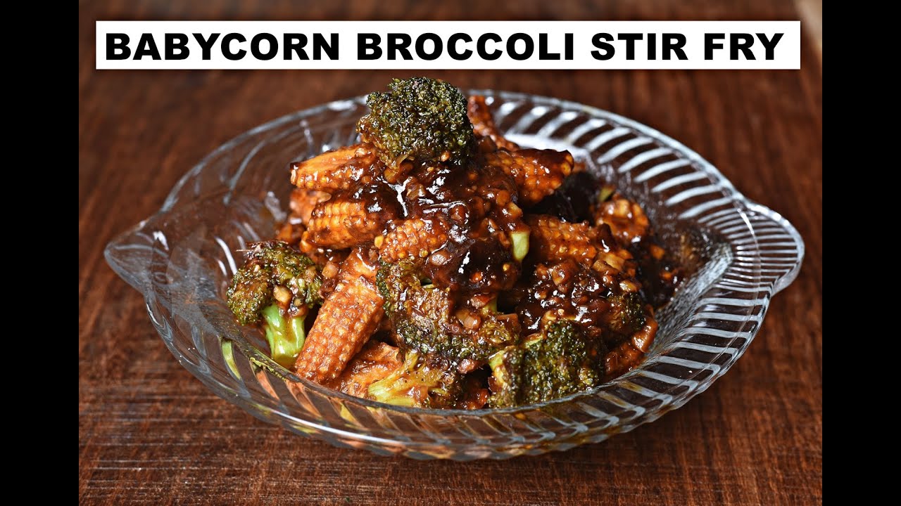 Baby Corn Broccoli Stir Fry - Chinese Recipes #7 | SG World of Cooking ...