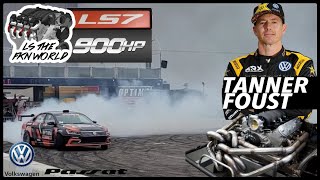 El vw passat V8 Ls7 de Tanner Foust con 900 hp para drifting