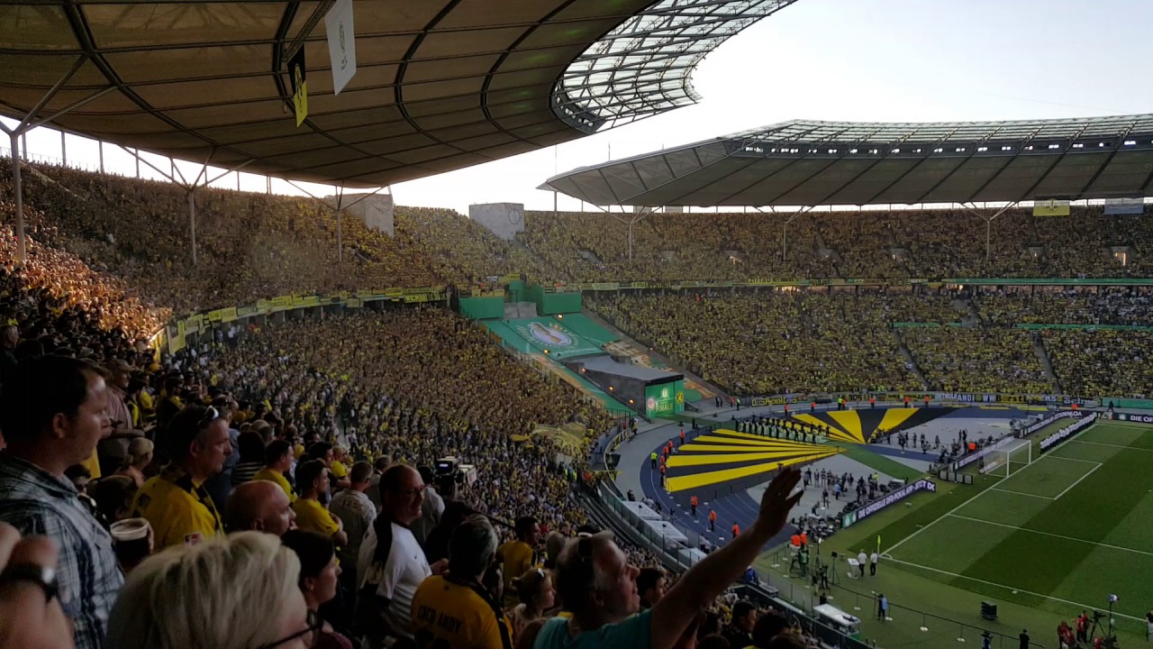 "Scheiß DFB" Wechselgesang || DFB Pokalfinale 2017 || BVB - SGE 2:1 ...