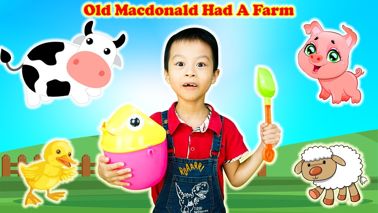 Old MacDonald Had a Farm Animal Sounds Song | Nursery Rhymes & Baby ...