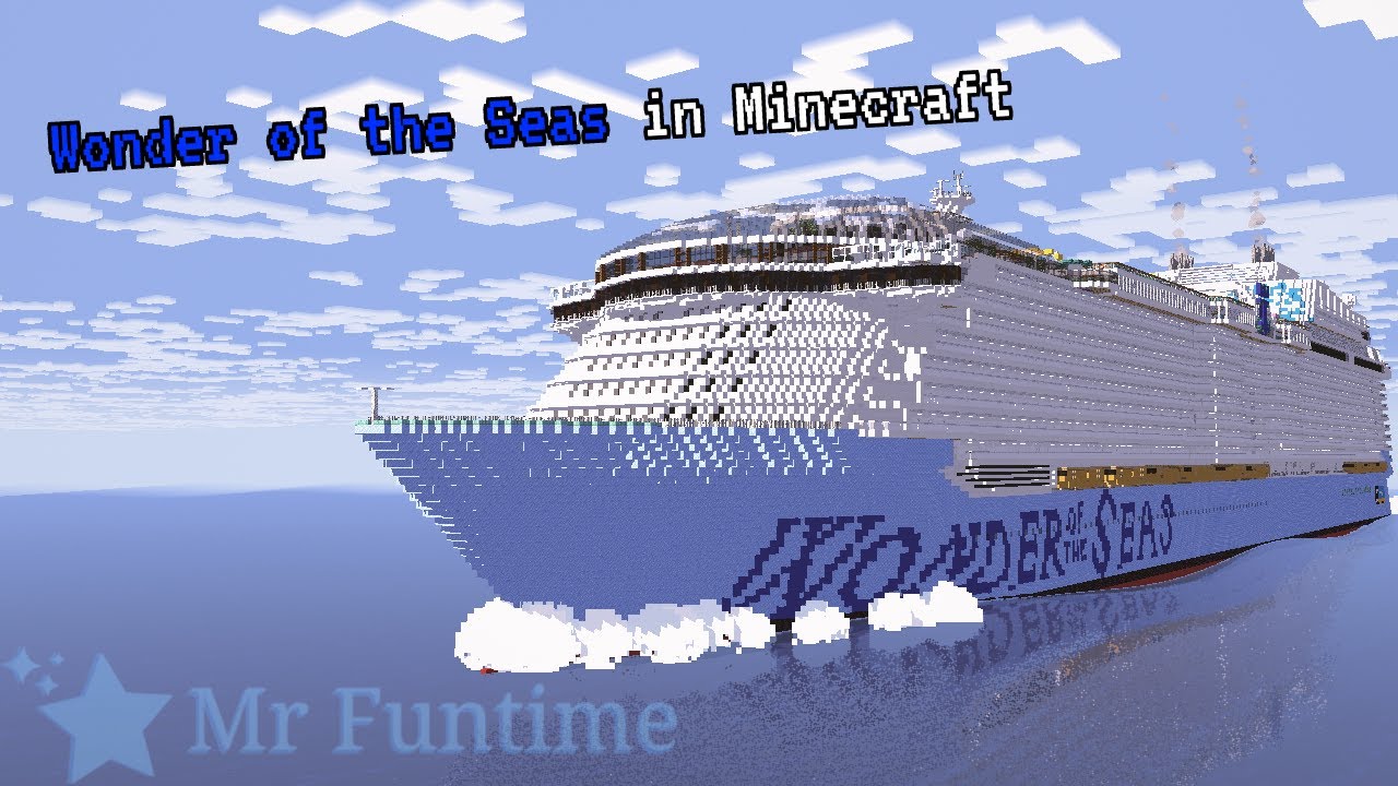 Wonder of the Seas in Minecraft - YouTube