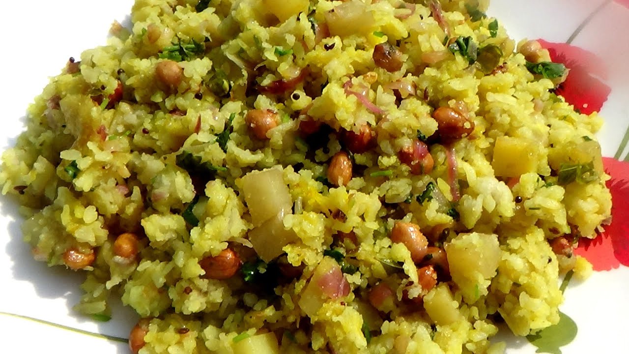 Easy Indian Breakfast Recipe//Quick Poha Recipe//Healthy Breakfast ...