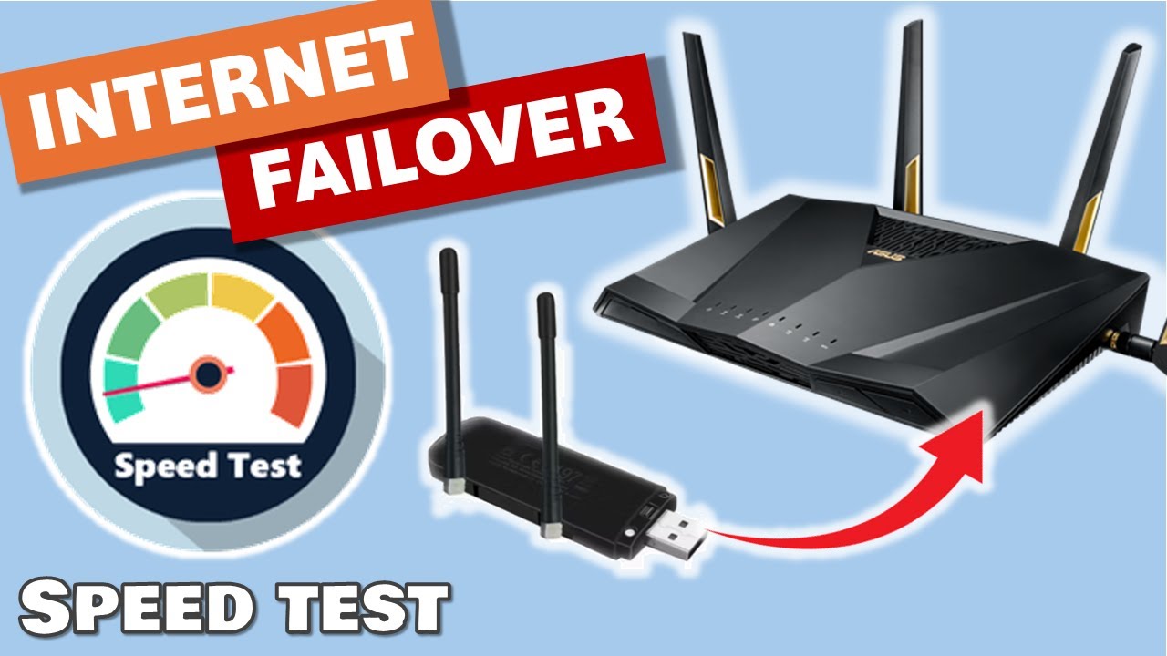 Internet Failover | backup internet | Speed Test - YouTube