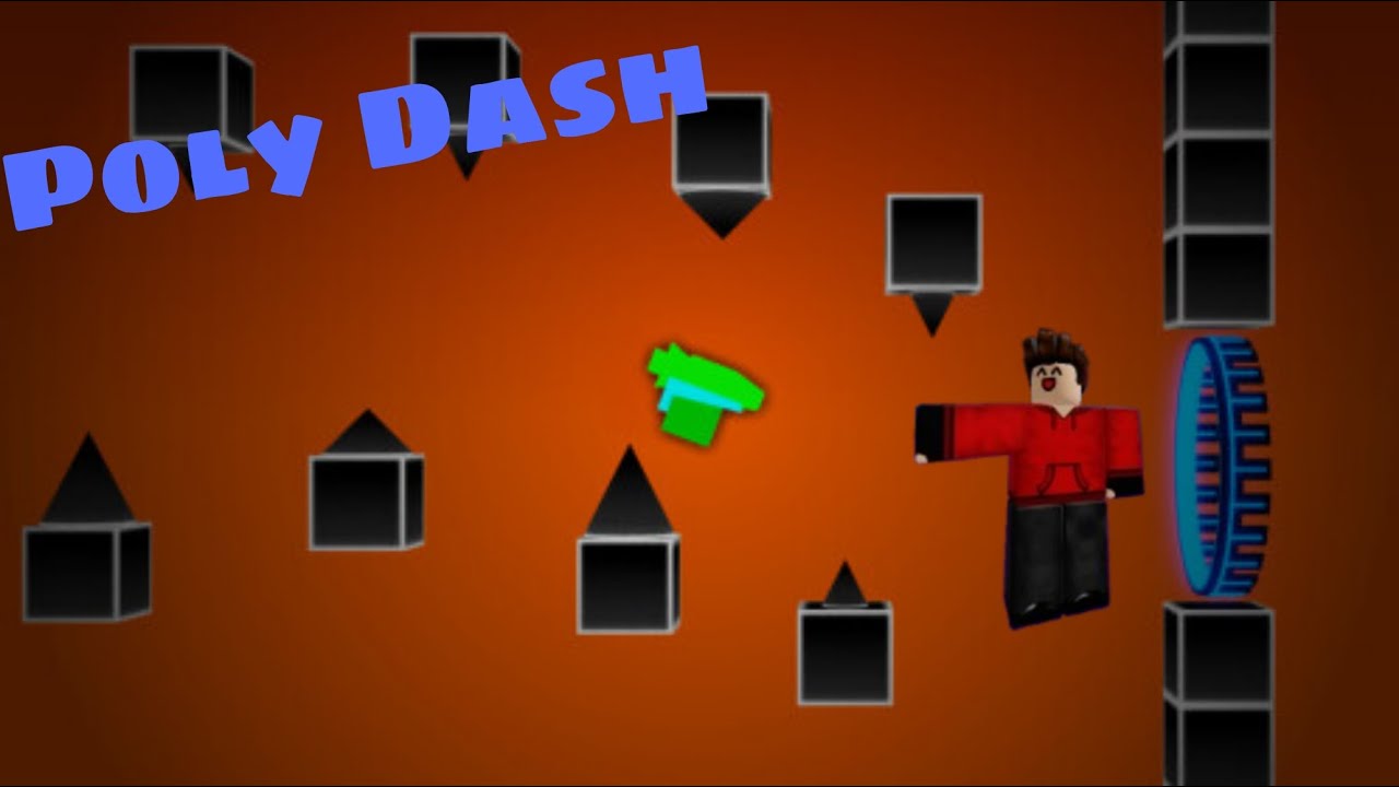 Geometry Dash in Roblox?? | Roblox Poly Dash - YouTube