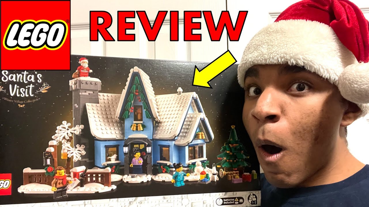 LEGO 10293 SANTA'S VISIT 2021 Review! (Winter Village) - YouTube