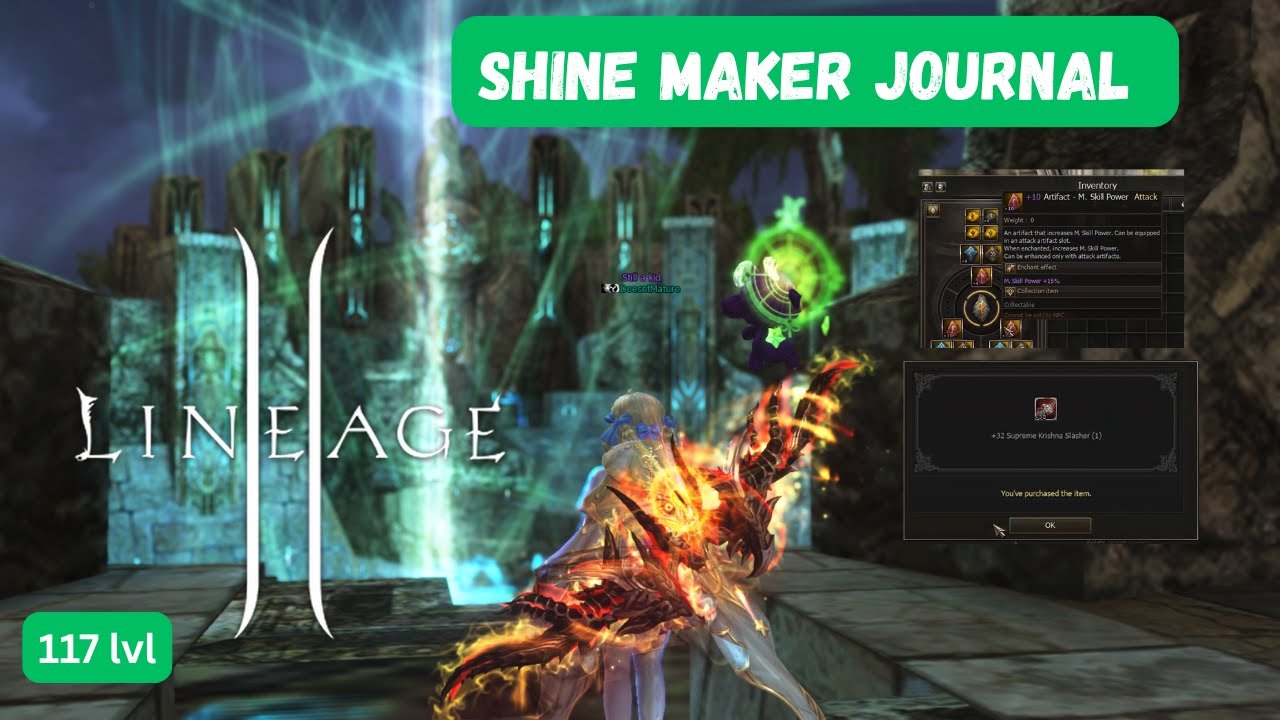 Lineage 2 EU. Shine Maker Journal March. Upgrades | PVP | Sieges ...