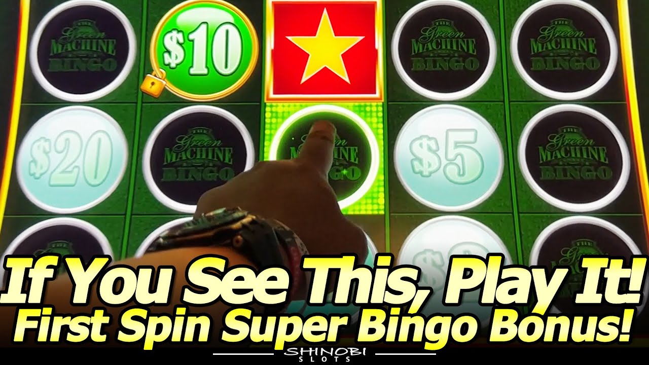 If You See This, Play It! 1st Spin Super Bingo Bonus in The Green ...