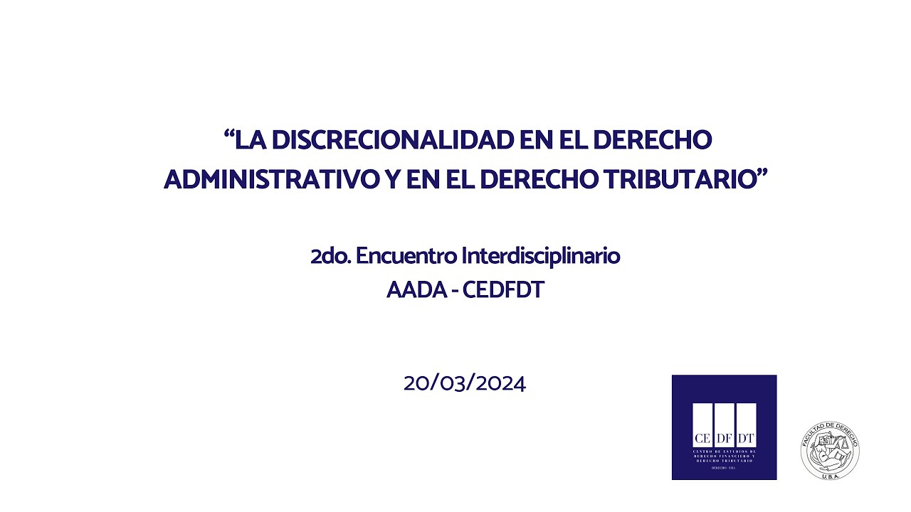 “LA DISCRECIONALIDAD EN EL DERECHO ADMINISTRATIVO Y EN EL DERECHO ...