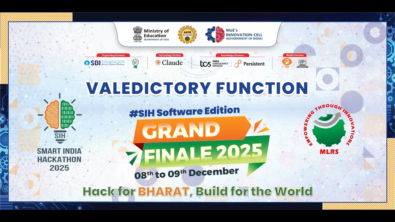 (DAY-2) SMART INDIA HACKATHON 2025 | MLRITM | AICTE - YouTube