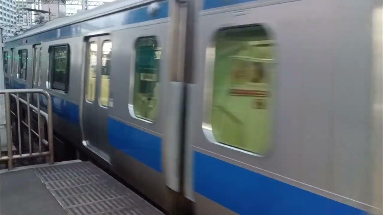 JR東日本E531系0番台水カツK406編成+水カツK460編成東海道線普通品川行き新橋駅(JT02)17時29分到着 - YouTube