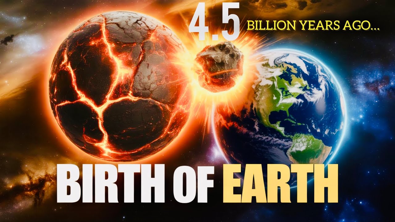 “The Birth of Earth 🌍 | How Our Planet Was Formed (4.5 Billion Years ...
