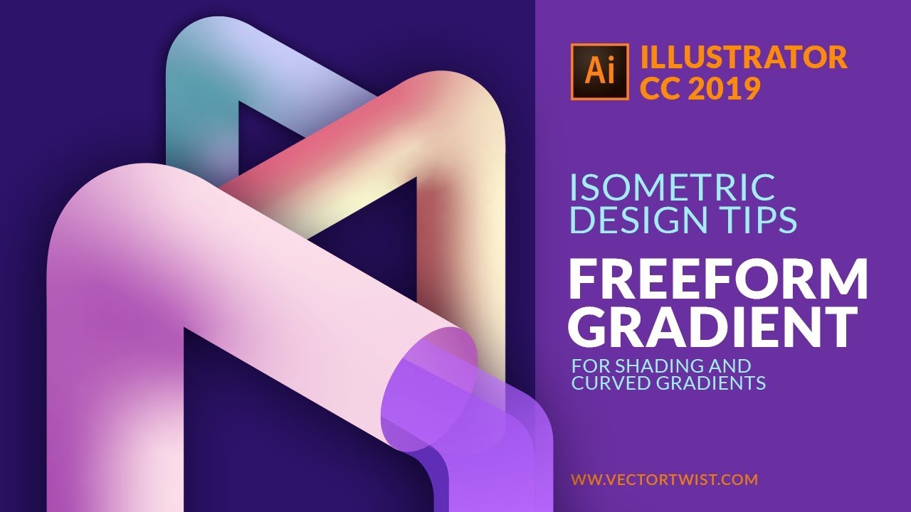 Freeform Gradient For Isometric Design Illustrator Tutorial YouTube Freeform Gradient For Isometric Design Illustrator Tutorial YouTube