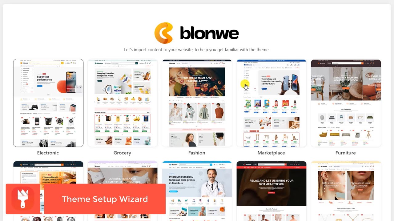 Blonwe - Multipurpose WooCommerce Theme - YouTube