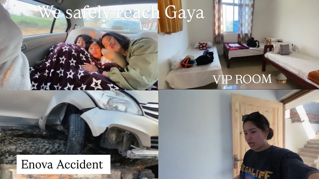 VARANASI To GAYA |Traffic so much |Enova car Accident || safely reach ...