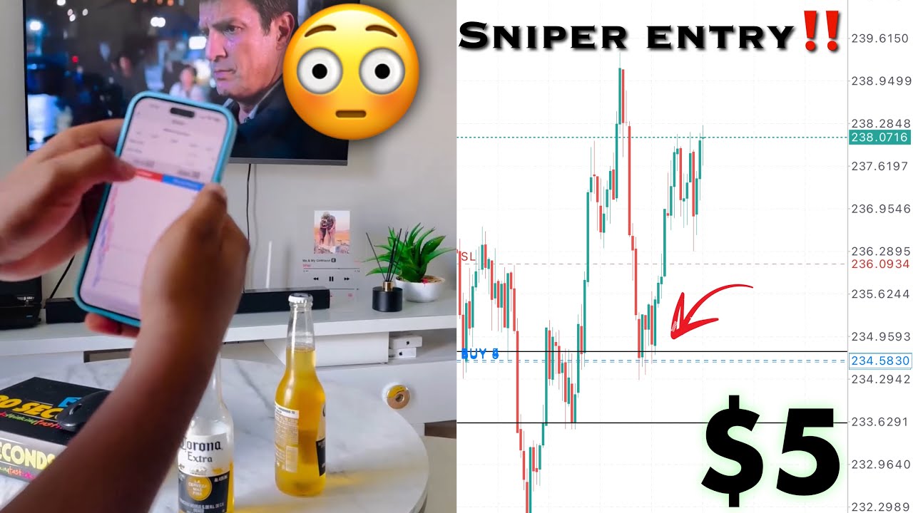 Volatility index SNIPER ENTRY STRATEGY😳 $5 to $200📈💰LEARN THIS‼️🤑 # ...