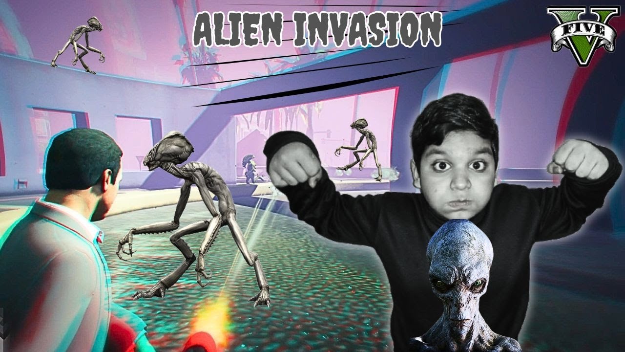 GTA V - Alien Invasion Side Mission - Strangers & Freaks - Grand Theft ...