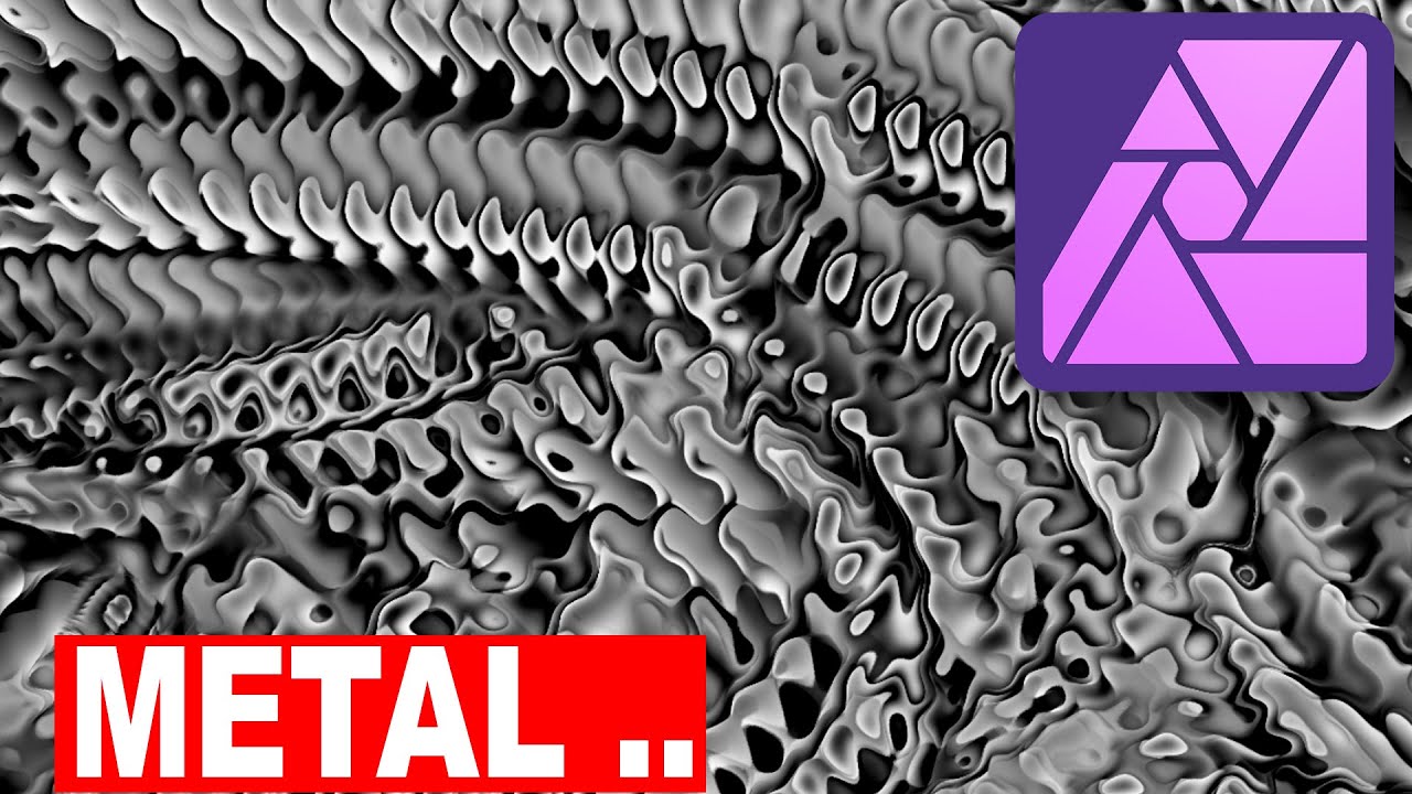 Affinity Photo : Metal Effect How To Tutorial - YouTube