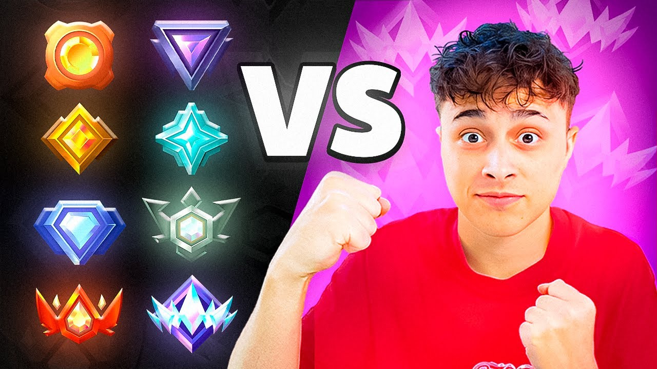 Reté a CADA RANGO de FORTNITE (de BRONCE a UNREAL) - YouTube