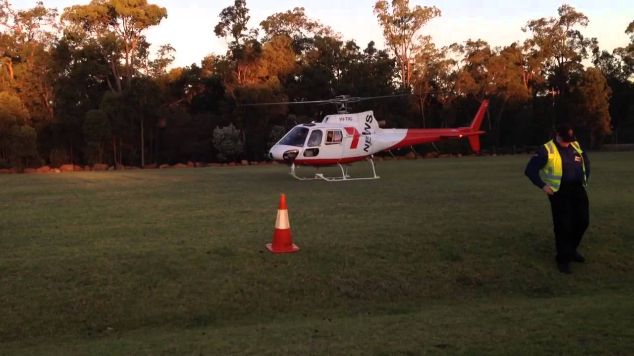 The 7 News Helicopter Takes Off! - YouTube