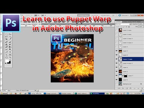 Learn to use Puppet Warp in Adobe Photoshop for Beginner - YouTube