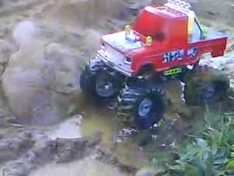 lego crawler with monster tyres in a lot of mud chevrolet silverado ...