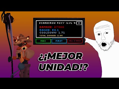 El nuevo ScareCrow Foxy es increible - YouTube