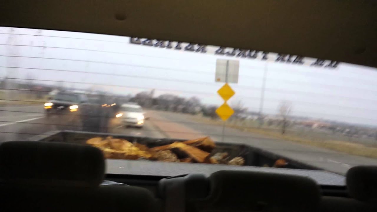 Duramax rolling coal on Prius - YouTube