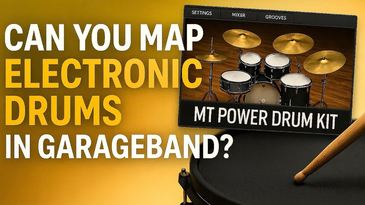 How to Map Drums in GarageBand with MT Power Drum Kit 2 - YouTube