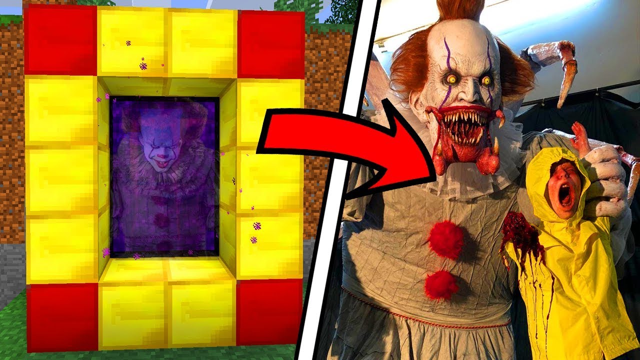 Minecraft HOW TO MAKE A PORTAL TO THE SCARY GEORGIE DIMENSION ...