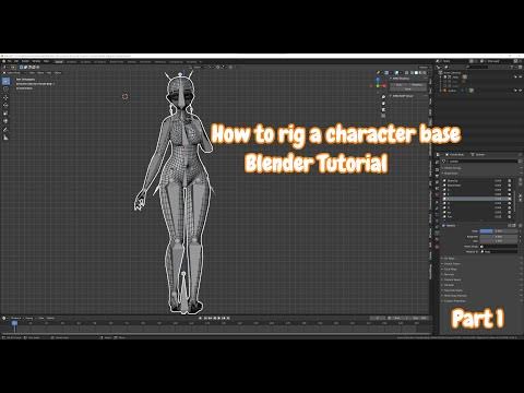 [Blender 2.83] Rigging our Character Model [Tutorial | Part 1] - YouTube