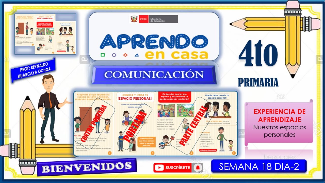 LEEMOS UN DÍPTICO SOBRE EL ESPACIO PERSONAL. 4º DE PRIMARIA - YouTube