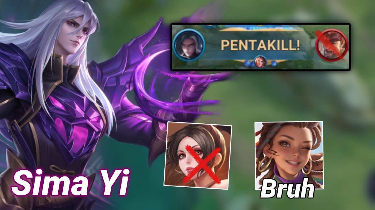 Easy Pentakill in High Rank - Underrated Jungle SimaYi Carry The Game ...