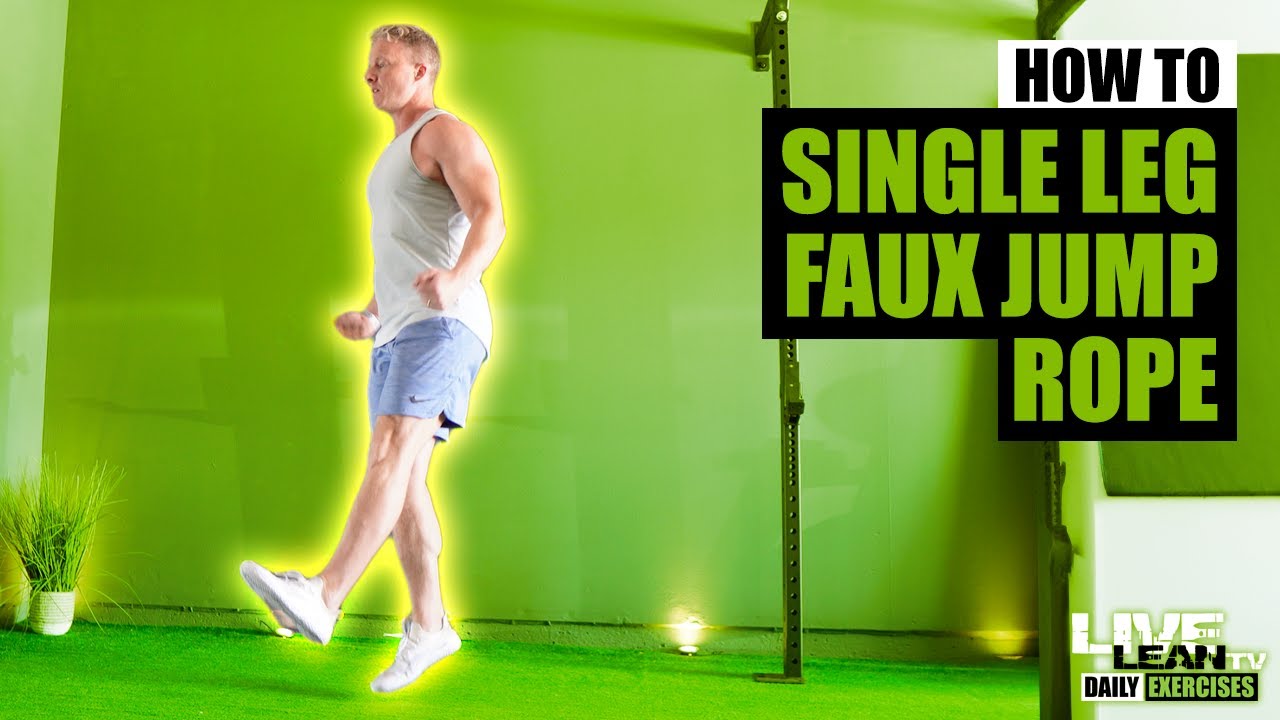 How To: Single Leg Faux Jump Rope - YouTube