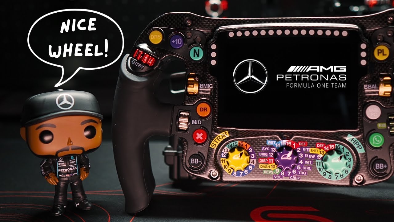 The MOST Authentic F1 Sim Racing Wheel | Sim-Lab Mercedes-AMG Petronas ...