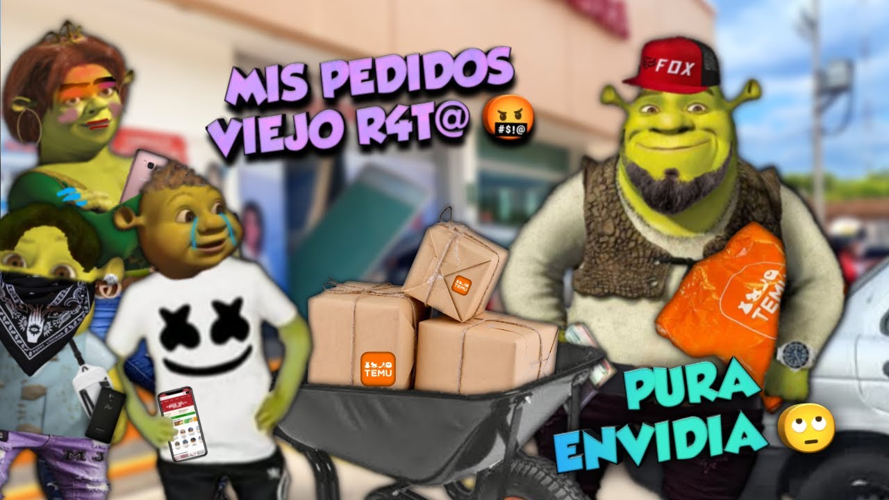SHREK BUCH0N se ROBA Y REVENDE los paquetes de sus vecinos encargados ...