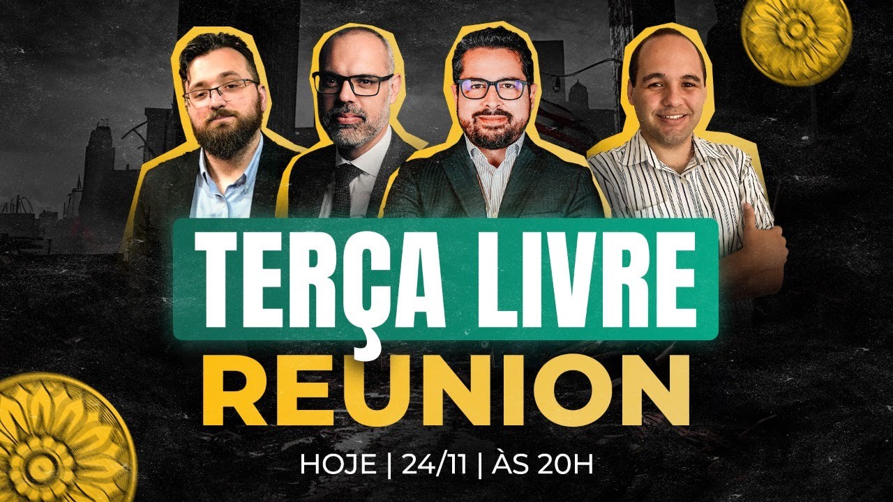 TERÇA LIVRE REUNION! Paulo Figueiredo, Allan dos Santos, Italo Lorenzon ...