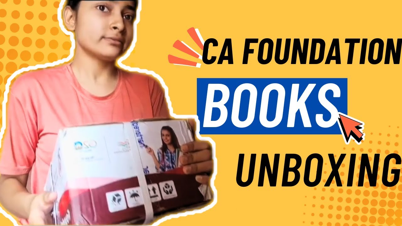 Unboxing the CA Foundation Books You Need to Succeed! - YouTube