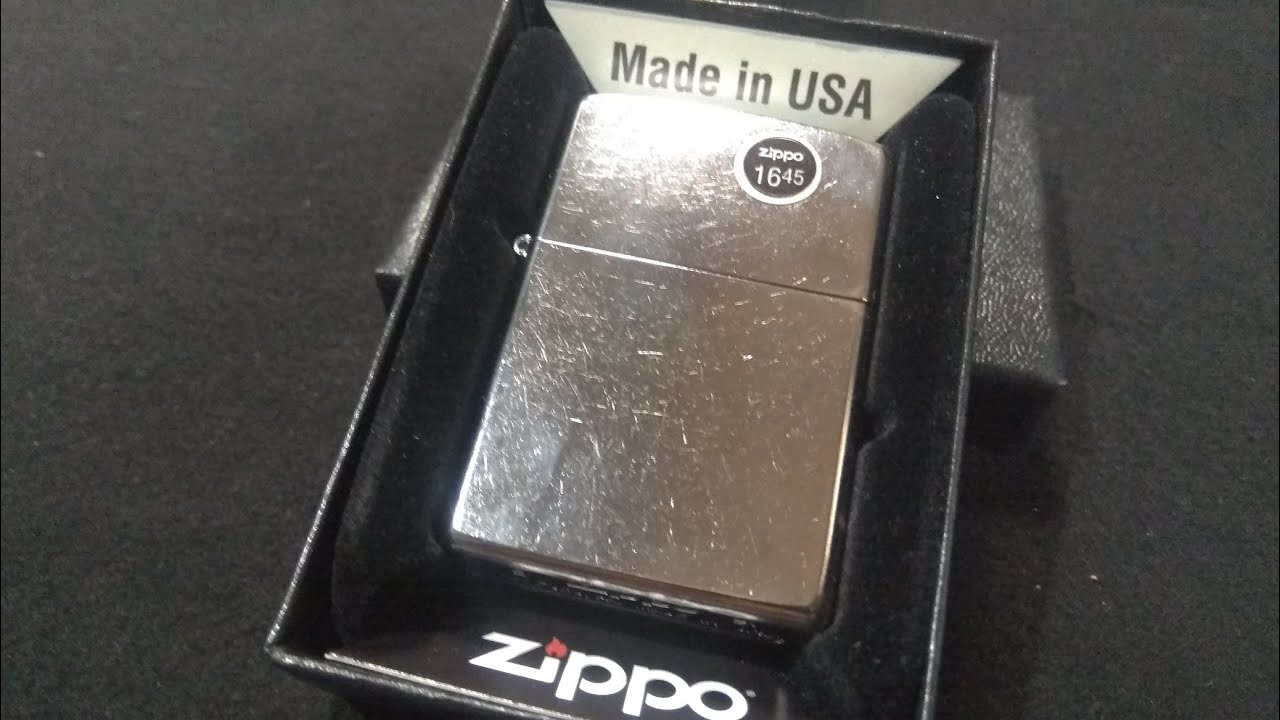unboxing !!! Zippo original 207 street chrome (review) - YouTube