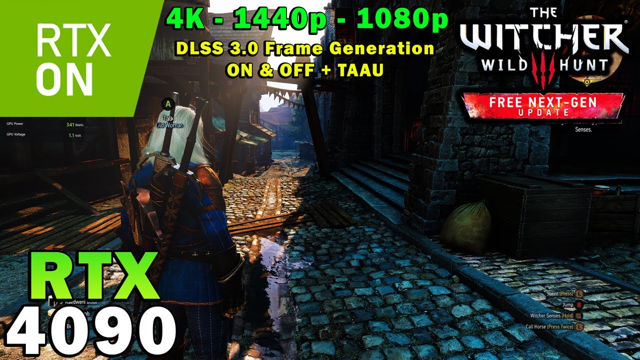The Witcher 3: Next-Gen Ray Tracing | RTX 4090 | 7950X | 4K 1440p 1080p ...