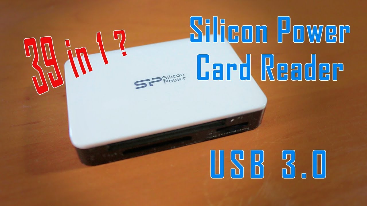 Розпакування Кард-ридера Silicon Power Card Reader 39-in-1 USB 3.0 ...