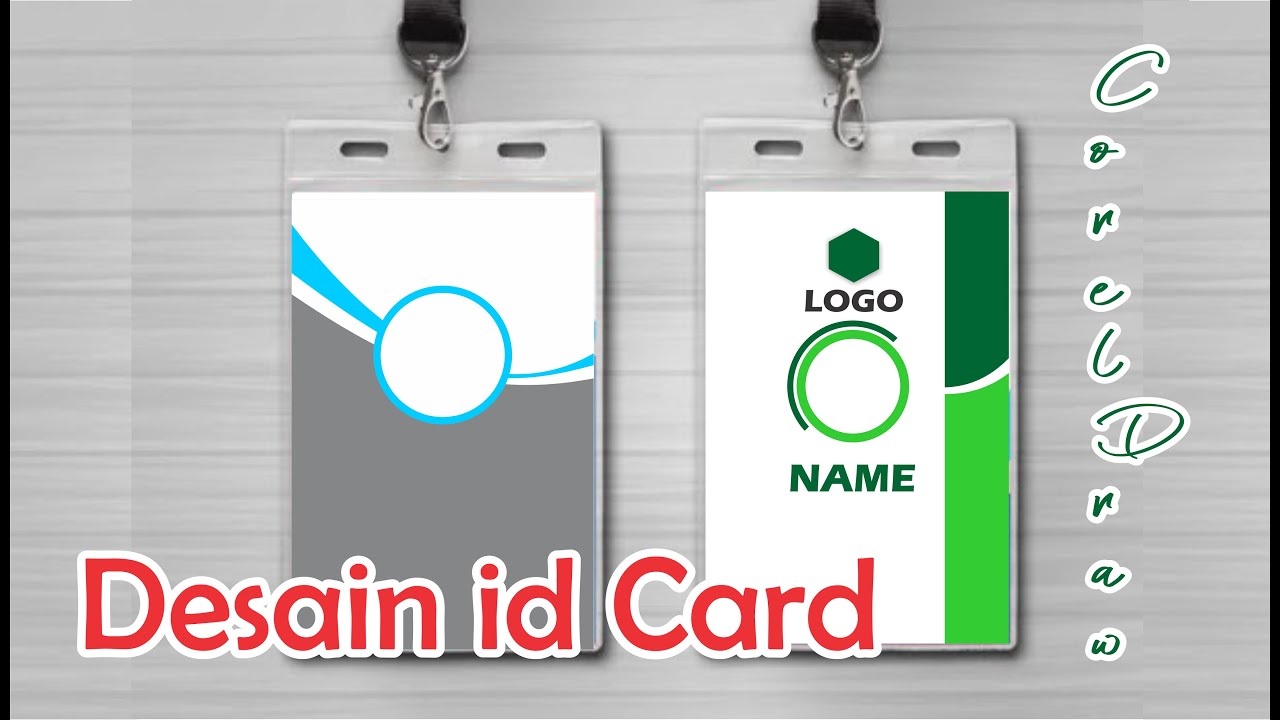 Tutorial membuat desain id card di CoreldrawX7 - YouTube