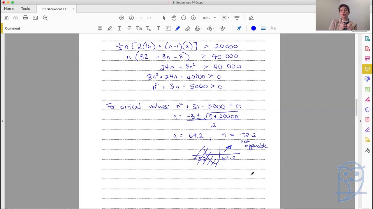 AS Pure Mathematics Past Paper Questions - Sequences and Series - YouTube