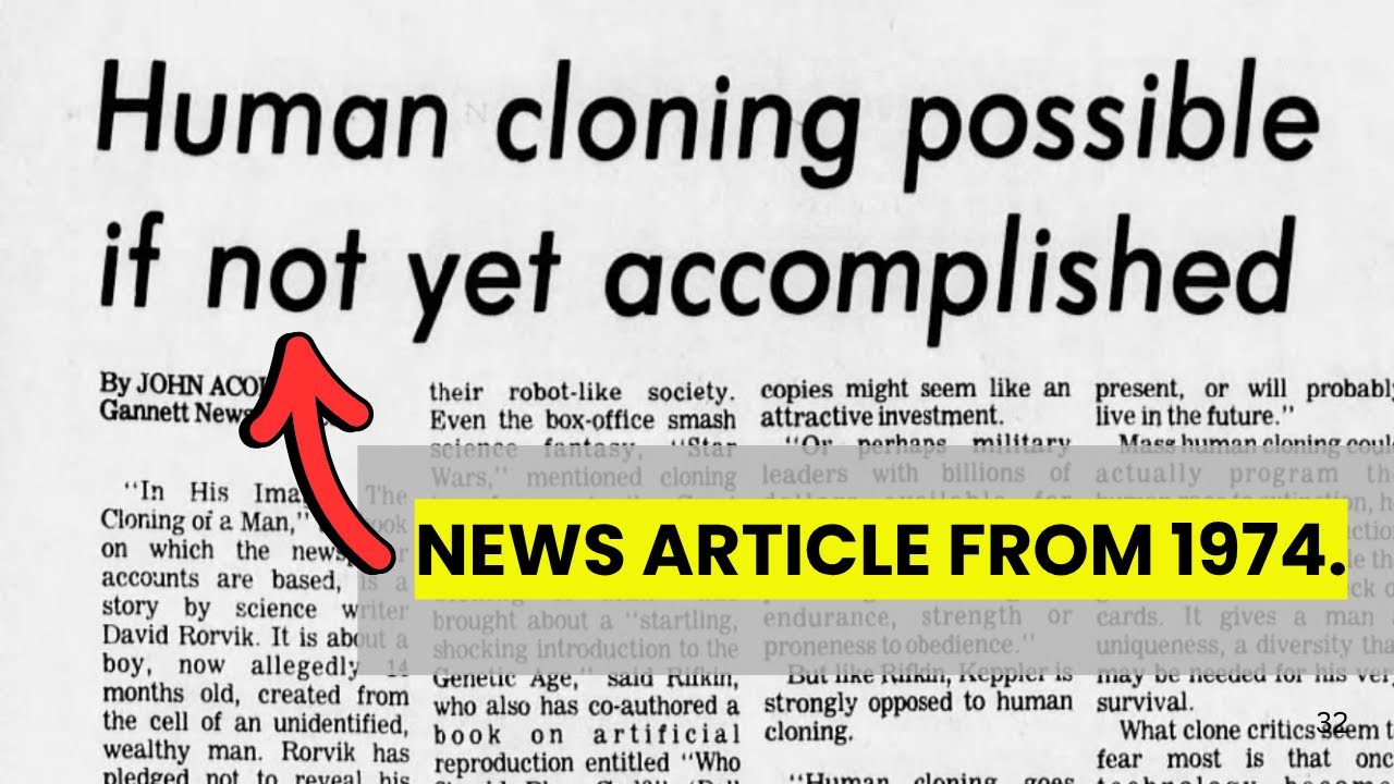 Was the first human clone born decades ago? - YouTube