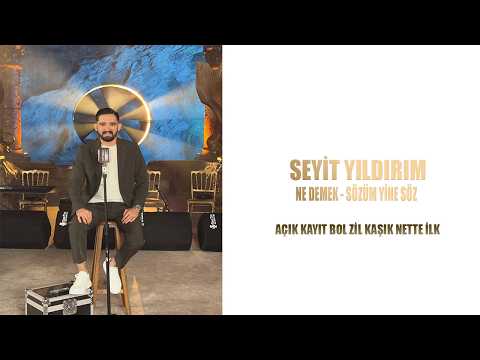 Seyit YILDIRIM - NE DEMEK & SÖZÜM YİNE SÖZ [NETTE İLK BOL ZİL KASIK ACIK KAYIT ] 2026