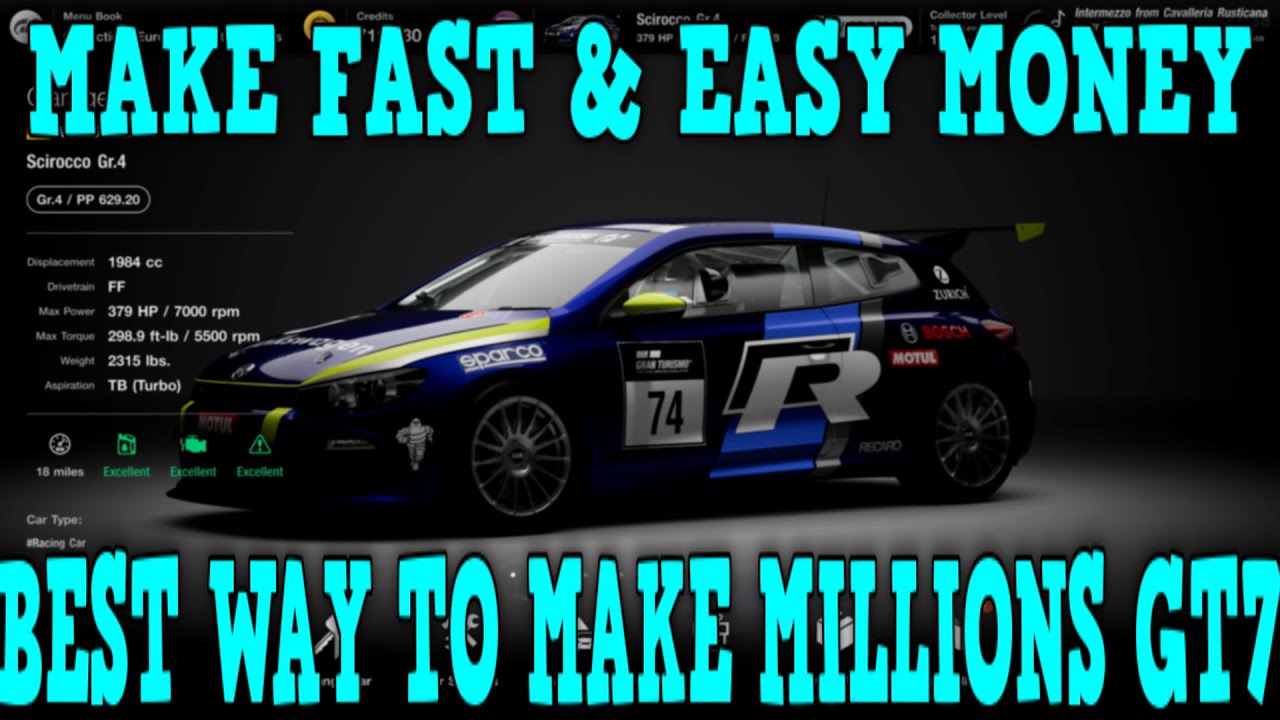 NEW MONEY METHOD IN GRAN TURISMO 7! BEST WAY TO EARN MONEY IN GT7! BEST ...