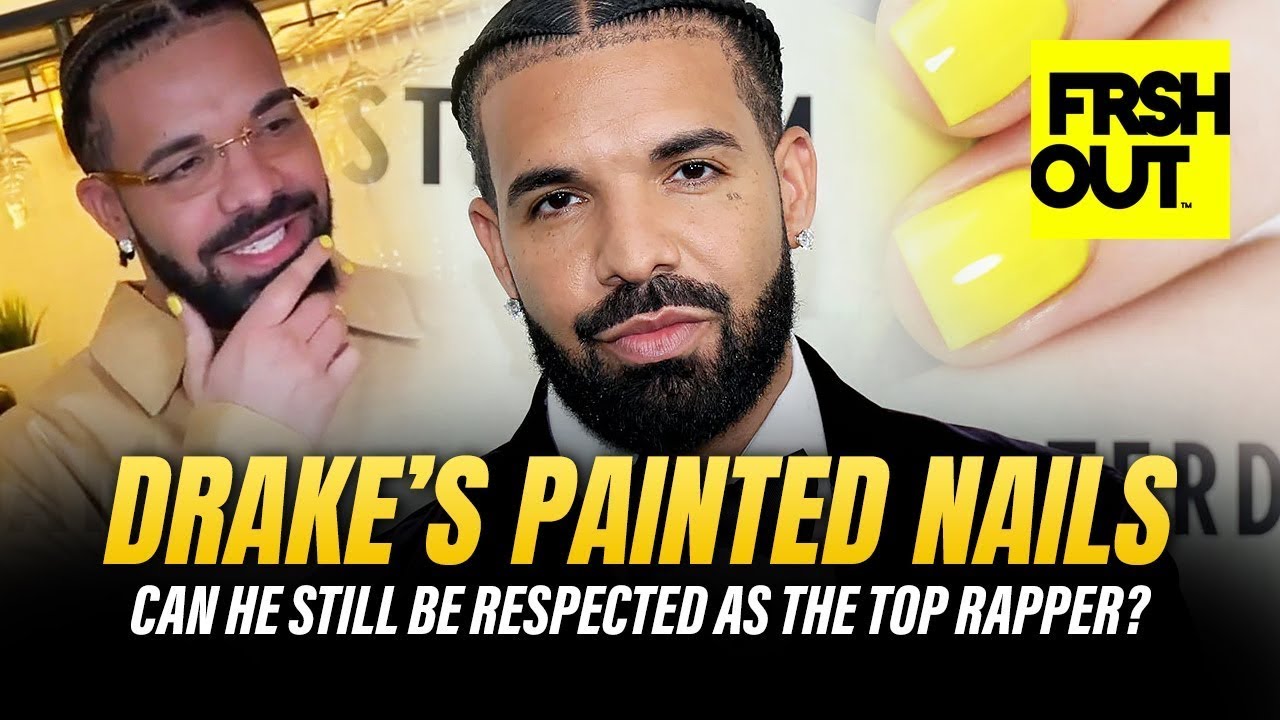 Drake Painted Nails (My Reaction) #drake #paintingnails - YouTube