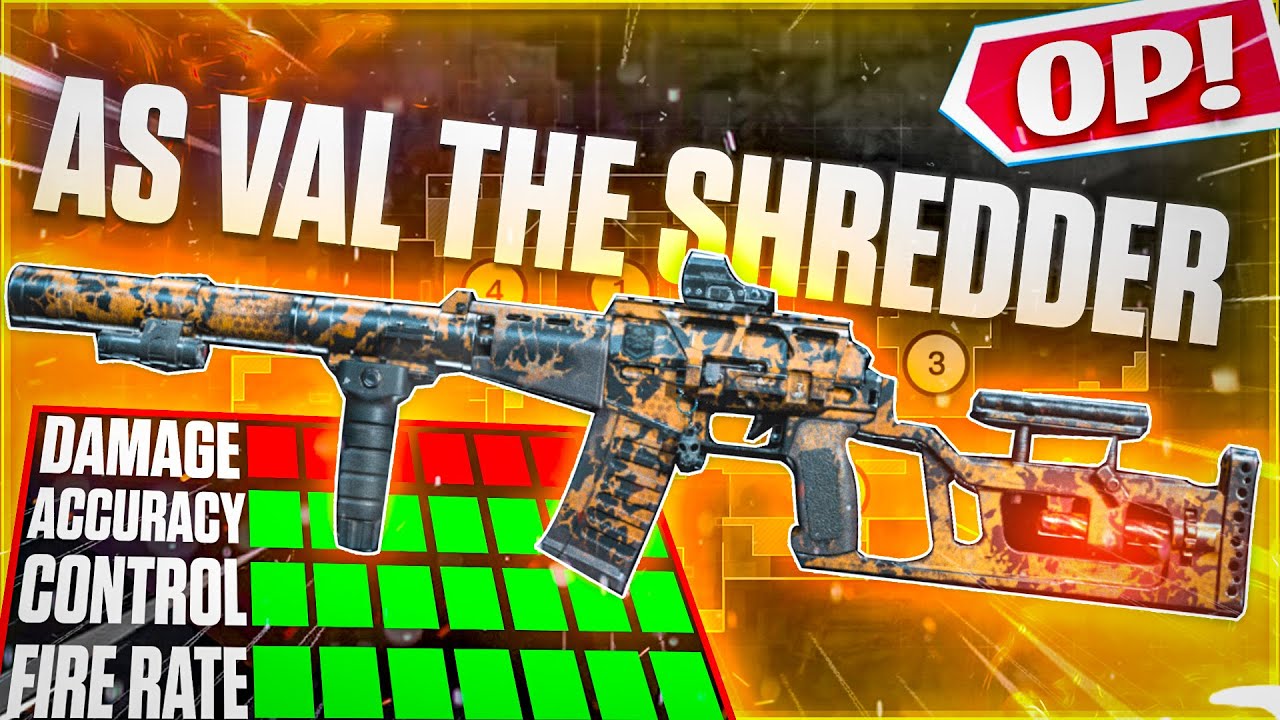 Call Of Duty: Modern Warfare : AS VAL.EXE SHREDDER MEME (With music) - YouTube