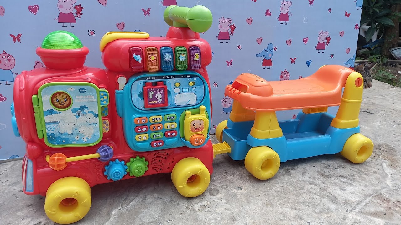REVIEW VTECH BABY PUSH AND RIDE ALPHABET TRAIN - YouTube