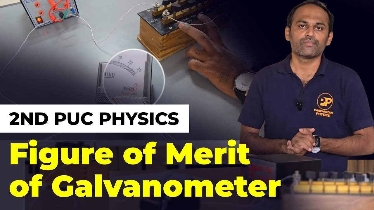 Figure of Merit & Resistance of Galvanometer | Half Deflection Method ...