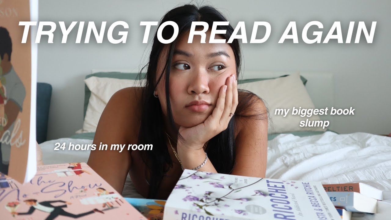 TRYING TO LIKE READING AGAIN (24 hr reading challenge) - YouTube